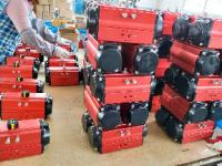 China Spring Return Dual Action 90 Degree Pneumatic Rotary Actuator for sale