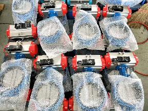 China Double Action Pneumatic Actuator 90 Degree Rack and Pinion Actuator for sale
