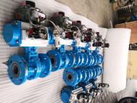 China AT Series Pneumatic WCB Ball Valve with Air Actuator - 2-8 Bar Working Pressure, 90° Rotation for sale
