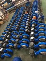 China Double Acting Pneumatic Butterfly Valve DN25-DN1000 PN10-16 with Ductile Iron Body and EPDM Seat for sale