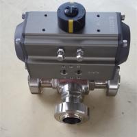 China Pneumatic Rack and Pinion Actuator 90 Degree Rotary Valve Actuator ISO5211 NAMUR for sale