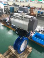 China 304 Stainless Steel Double Acting Pneumatic Actuator 2-8 Bar for Butterfly Valve for sale