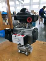 China Aluminum Alloy Pneumatic Ball Valve with 90° Rotary Actuator, 2-8 Bar Working Pressure, ISO5211 Connection for sale