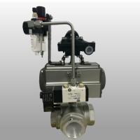 China 63mm Double Acting Rack And Pinion hard anodized  Actuator control valves for sale