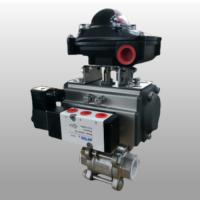China OEM Pneumatic Actuated Ball Valve with 2-8bar Working Pressure and 90° Rotation Angle for Industrial Automation for sale