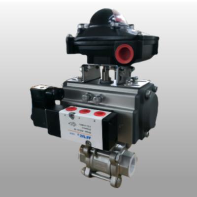 China OEM Pneumatic Actuated Ball Valve with 2-8bar Working Pressure and 90° Rotation Angle for Industrial Automation for sale