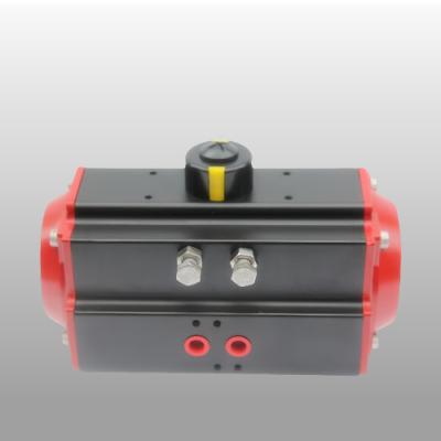 China Customized Pneumatic Valve Actuator Rack And Pinion Quarter Turn pneumatic Actuators for sale