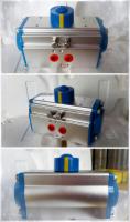 China Silver Color Double Acting Rack And Pinion Pneumatic Actuator for sale