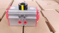 China Aluminium Rotary Stroke Rack and Pinion Pneumatic Actuator with ISO 5211 Mounting, 2-8 Bar Pressure Range, 0-90° Rotation for sale