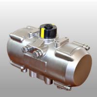 China AT Series Stainless Steel SS304/SS316 Pneumatic Rotary Actuator 0-90° 2-8bar for Ball and Butterfly Valves for sale