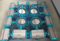 China Double Acting Pneumatic Actuator Butterfly Valve 90 Degree 0.2-0.8MPa ISO 5211 Aluminum for sale