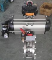 China Spring Return Pneumatic Actuator Aluminum Alloy 32-400 Size Range NAMUR ISO5211 DIN3337 Standards for sale