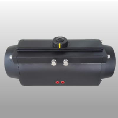 China AT Series Pneumatic Rack and Pinion Actuator AT140 Double Acting Spring Return 0.3-0.8MPa for sale