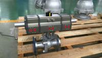 China 3 Position 180 Degree Pneumatic Rotary Actuator - 2-8 Bar Working Pressure, 0-90° Rotation Angle for sale