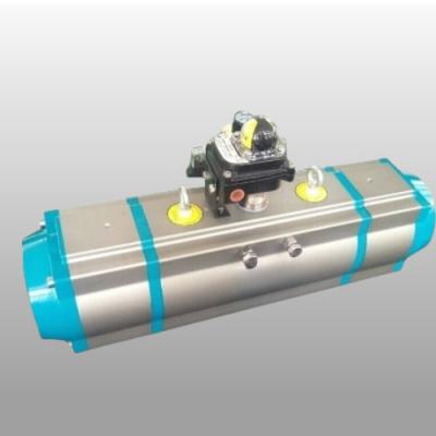 China Double Acting Pneumatic Actuator Butterfly Valve 90 Degree 0.2-0.8MPa ISO 5211 Aluminum for sale