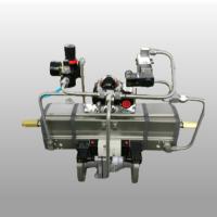 China Aluminum 3 Position Pneumatic Rotary Actuator 0-180° with 2-8 Bar Working Pressure for Control Valves for sale