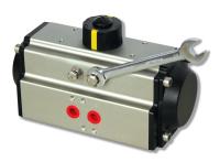 China OEM Dual Action Pneumatic Rotary Actuator 90 Degrees with 2-8 Bar Working Pressure and Aluminum Alloy Body for sale