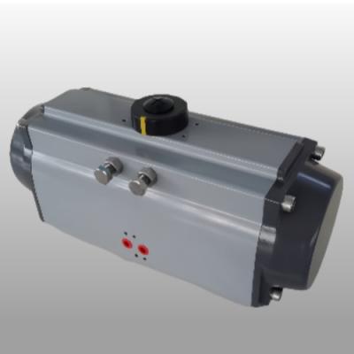 China High Temperature Viton Sealing Rack Pinion Pneumatic Valve Actuator 90 Degree Rotation 2-8bar for sale
