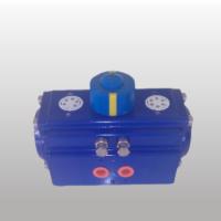 China Blue PTFE Coated Rack and Pinion Pneumatic Actuator for sale