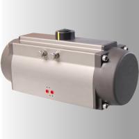 China AT Series Aluminum Pneumatic Valve Actuator DA Double Action Type 2-8 Bar Pressure Range AT32-AT400 Sizes for sale