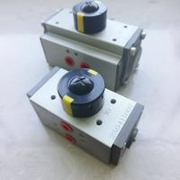 China AT040 Aluminum Pneumatic Actuator - 0.3-0.8MPa Double Action Mini Valve Actuator with 90° Rotation for sale