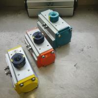 China Rack and Pinion Pneumatic Actuator DA32 to DA400 Series with 90° Rotation and 2-8 Bar Working Pressure for sale