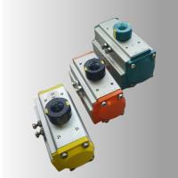 China Rack and Pinion Pneumatic Actuator DA32 to DA400 Series with 90° Rotation and 2-8 Bar Working Pressure for sale