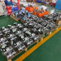 China Dual Action Rack and Pinion Pneumatic Rotary Actuator 90 Degree Rotation ISO5211 NAMUR for sale