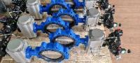 China Pneumatic Butterfly Valve DN25-1000 with Rack Pinion Actuator, 0.3-0.8MPa Working Pressure, ISO 5211 Standard for sale