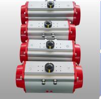 China Silver Color Single Action 90 Degree Pneumatic Actuator Control Valve for sale