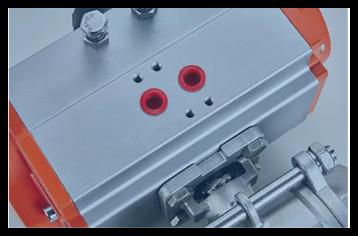 China NAMUR DIN3337 Pneumatic Actuator 2-8 Bar Stainless Steel AT32 for Butterfly Valves for sale
