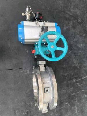 China ATEX 304 Stainless Steel Pneumatic Actuator 2-8 Bar Rack and Pinion 90 Degree for sale