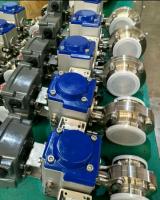 China Stainless 304 Compact Pneumatic Rack And Pinion Actuator No Noise for sale