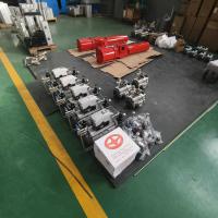 China Aluminum Alloy Rack and Pinion Pneumatic Rotary Valve Actuator 2-8bar 90 Degree for sale