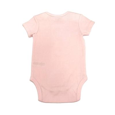 China Unisex Breathable 100% Cotton Short Sleeve Bodysuit for Infants Toddlers 0-24 Months for sale