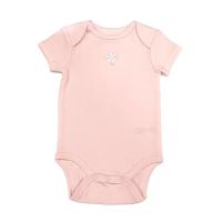 China Unisex Breathable 100% Cotton Short Sleeve Bodysuit for Infants Toddlers 0-24 Months for sale