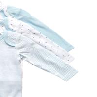 China 100% Cotton Baby Rompers Long Sleeve Snap Button Closure Autumn 0-3 Months for sale