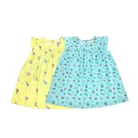 China Baby Girls Cotton Sleeveless Backless Summer Dress for 6-12 Months Infants Toddlers for sale