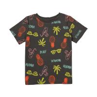 China Custom 100% Cotton Organic Baby T-Shirts Round Neck Short Sleeve for Ages 0-3 Years for sale