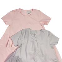 China Knee Length Layered Tulle Baby Girl Dress Short Sleeve O Neck for Birthday Party for sale