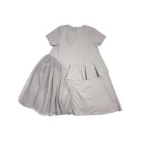 China Knee Length Layered Tulle Baby Girl Dress Short Sleeve O Neck for Birthday Party for sale