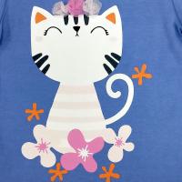 China Baby Girl 3D Flower Print Long Sleeve Crewneck Sweatshirt 100 Cotton Sizes 6M to 2Y for sale