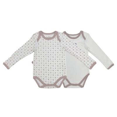 China Custom Knitted 100% Cotton Baby Romper Bodysuit for Infants Toddlers 0-36 Months Summer for sale