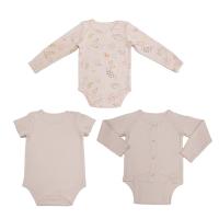 China 100% Cotton Baby Romper Bodysuit Summer Knitting Short Sleeve 0-24 Months OEM for sale
