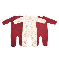 China Infant Toddler Pink Knitting Long Sleeve Bodysuit Romper 0-24 Months Cotton Polyester Zipper for sale
