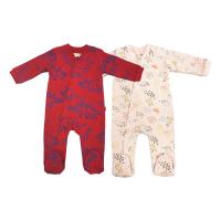 China Infant Toddler Pink Knitting Long Sleeve Bodysuit Romper 0-24 Months Cotton Polyester Zipper for sale