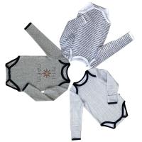 China 100% Cotton Sublimation Romper Jumpsuit for Babies Long Sleeve Bodysuit Onesie Bulk 0-24M for sale