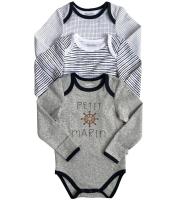 China 100% Cotton Sublimation Romper Jumpsuit for Babies Long Sleeve Bodysuit Onesie Bulk 0-24M for sale