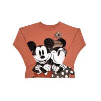 China Kids Girls Cotton Polyester Long Sleeve T-Shirt Anti-Shrink Crew Neck Ages 3-10Y for sale