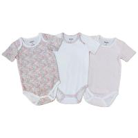 China 7 Days Sample Order Lead Time Supported Style Short Sleeve Baby Rompers with Button for sale